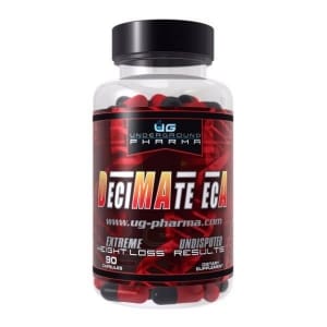 UG Pharma Decimate ECA DMAA Capsules for SALE at Fatburners.at