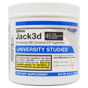 Jack3d Pre Workout DMAA USP LAB Tropical Jack3d DMAA Booster