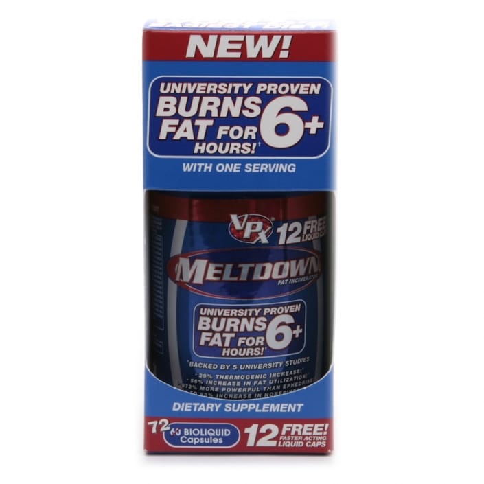 VPX Meltdown 72 Caps Fat Burner | Fatburners.at