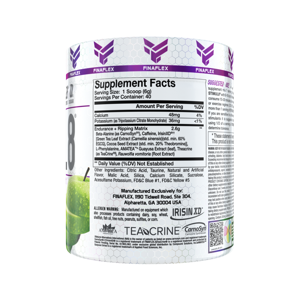 FINAFLEX Stimul8 240g Pre Workout US-Edition | Fatburners.at