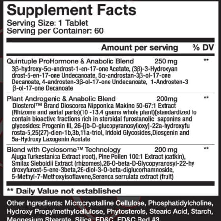 Innovative Labs Monster Plexx Prohormone 60 Tabs by Fatburners.at