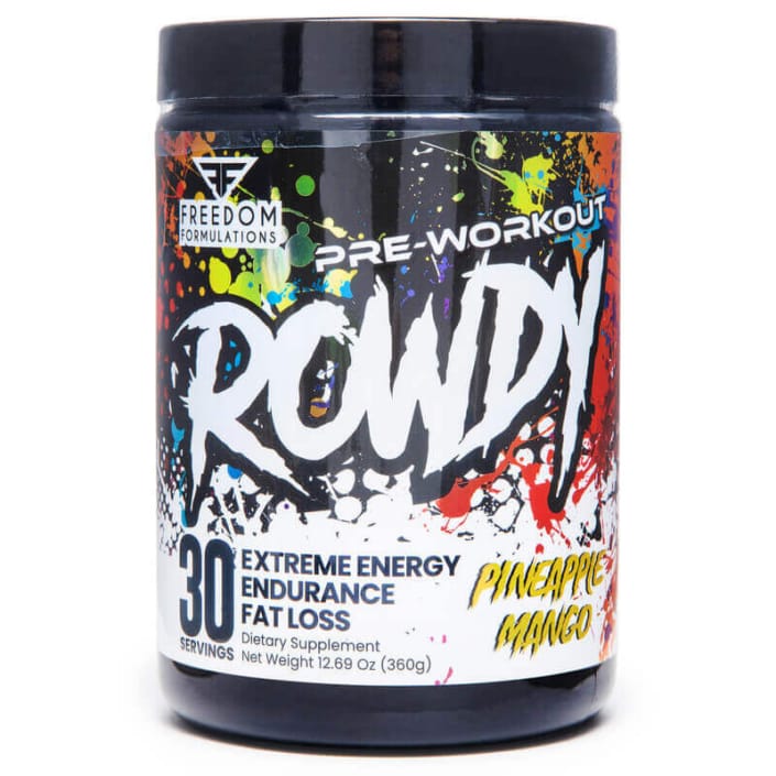 Freedom Formulations ROWDY Pre-Workout - Buy cheap at Fatburners.at